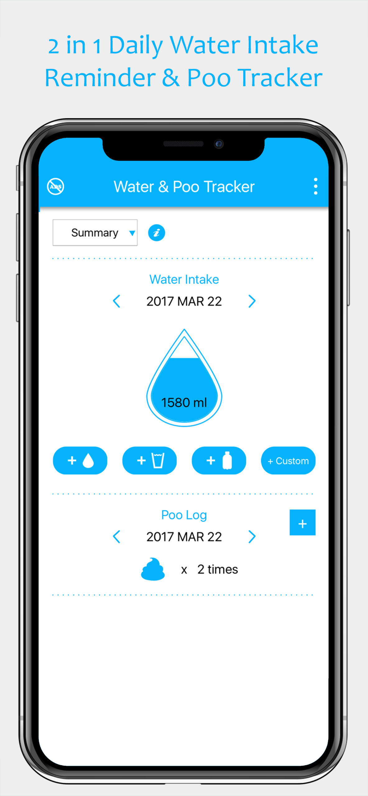 Water Reminder & Poo Tracker - Zinitt